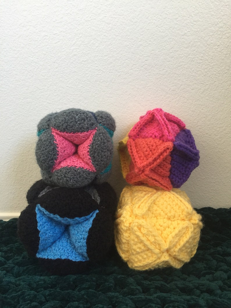 Crochet Sensory Toy Collection Pattern, Intermediate Skill, Worsted ...