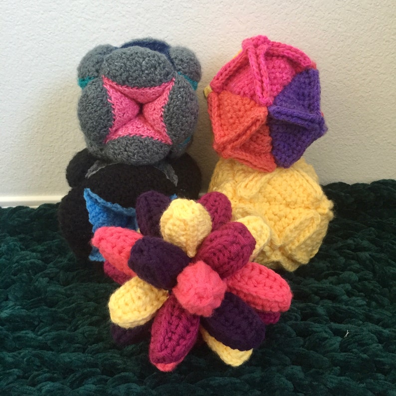 Crochet Sensory Toy Collection Pattern, Intermediate Skill, Worsted ...