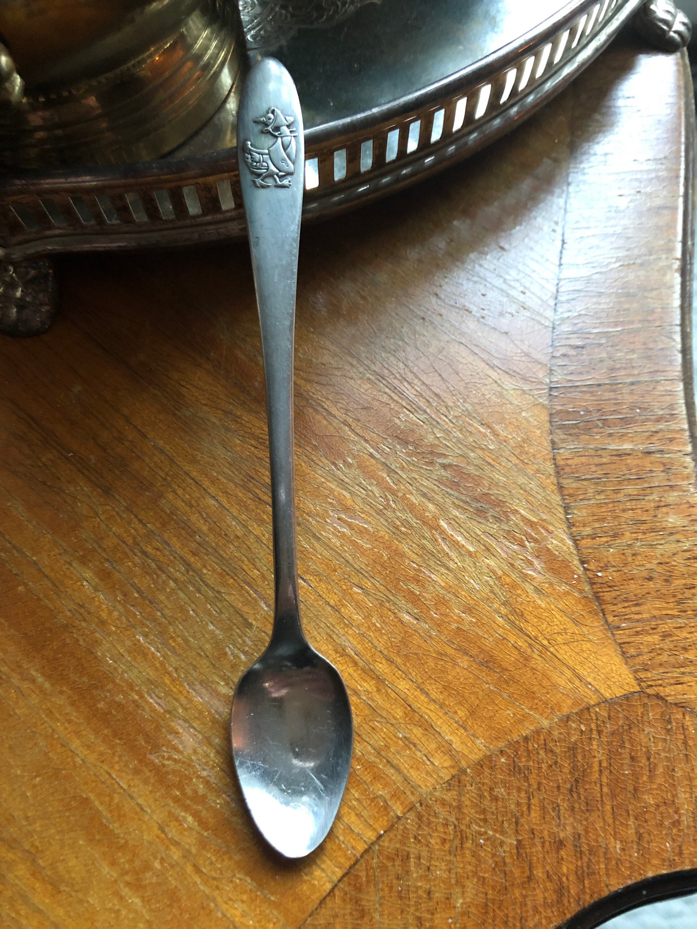 Vintage Oneida Ltd. Silverplate Mother Goose Infant Baby Spoon - Etsy UK