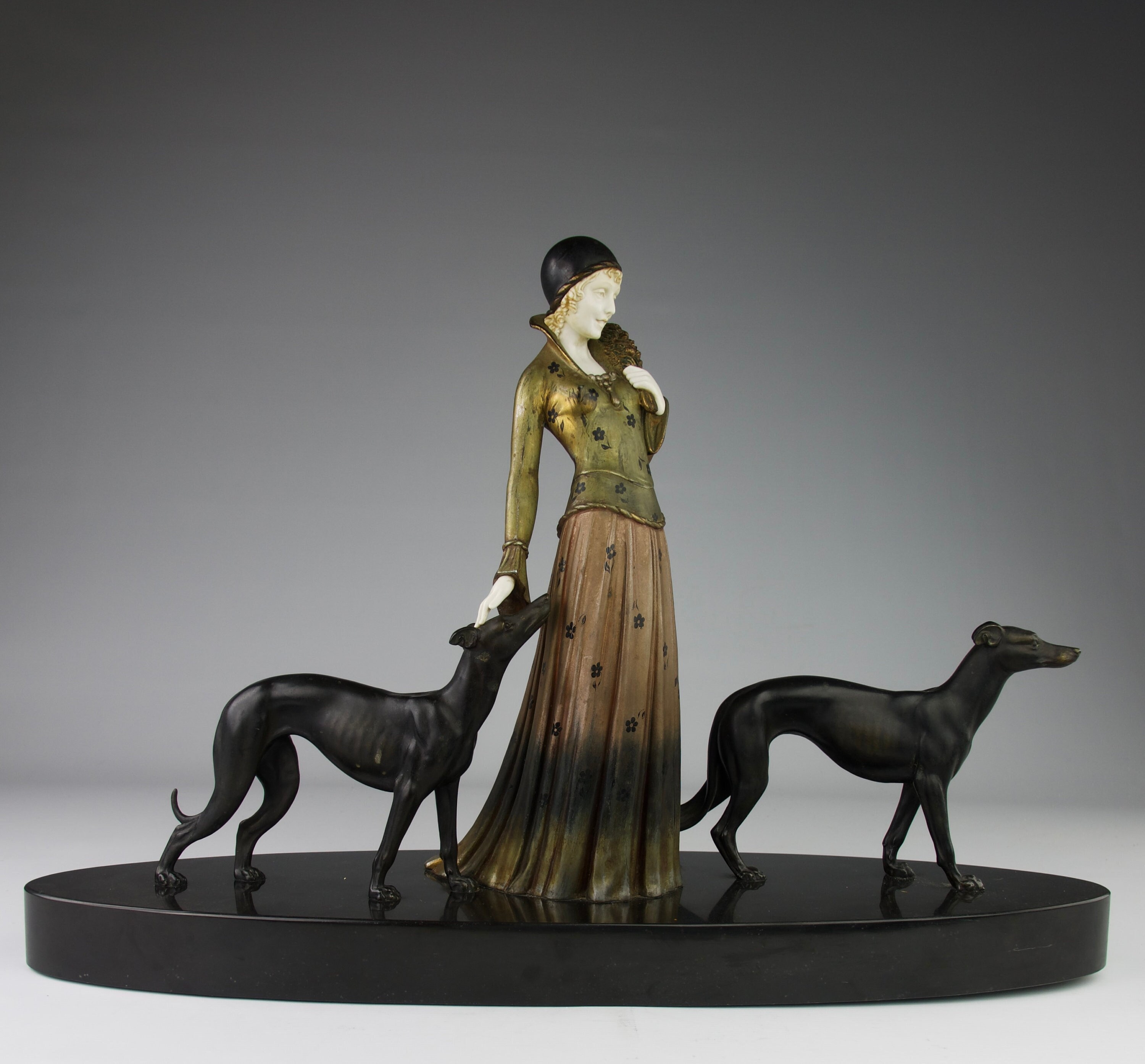 Antique Art Deco Sculpture Demetre Haralamb Chiparus French Sculpture ...