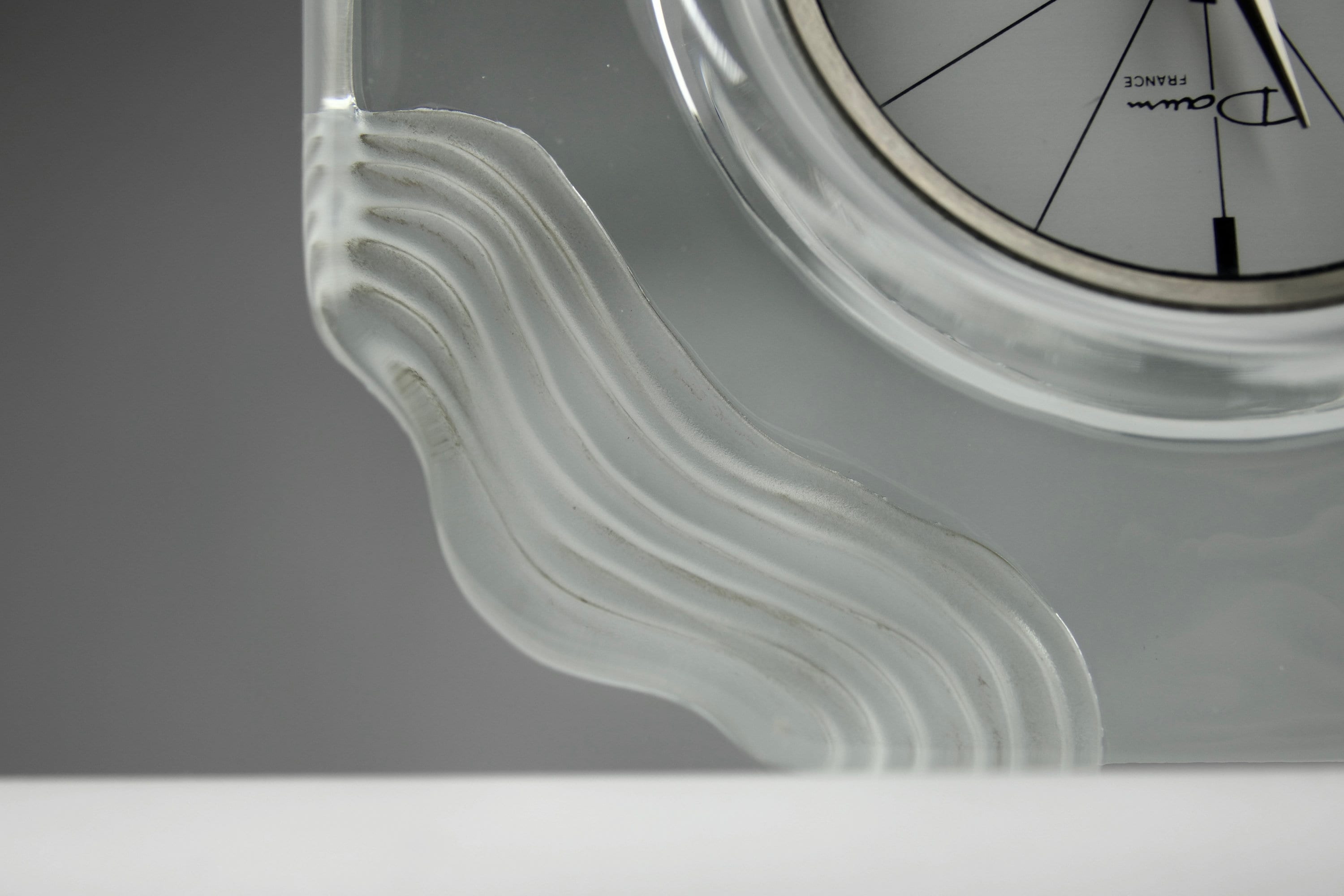 DAUM, Table Clock "topography", 1970s - Etsy