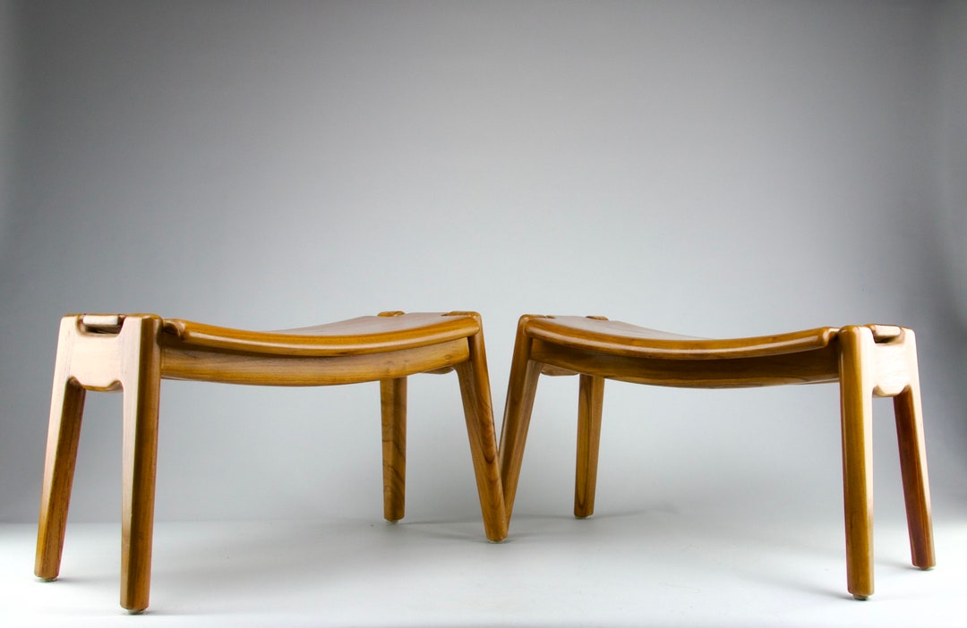 Olivier DE SCHRIJVER for Ode's Design | Set of Two "zen" Stools | - Etsy