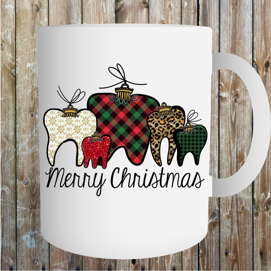 Jingle Bell Teeth Dental Christmas Coffee Mug, Dental Gift, Co Worker ...