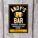 Personalised Home Bar Sign, Pub Sign ,bar Sign ,metal Sign - Etsy UK