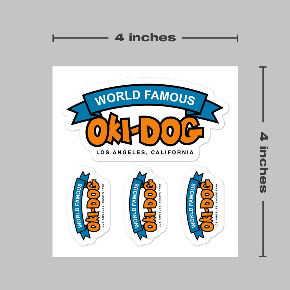 Oki-dog Logo - Sticker Pack - Etsy