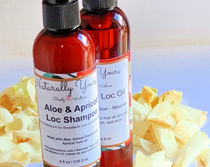 Dreadlock Shampoo & Loc Oil Set Locs, Dreadlocks, Dreads 100% Plant ...