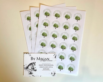 QTY 100 Recycled Packaging Sticker Let Your Customers Know You Recycle ...