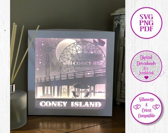 Coney Island Svg - Etsy