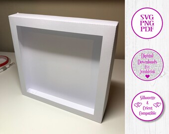 Shadow Box Card Svg | Etsy