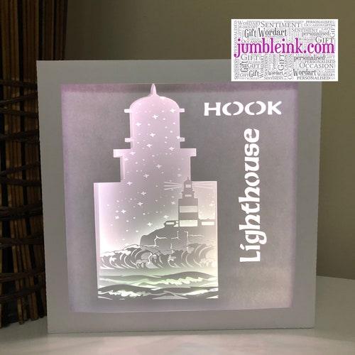 African Landscape Paper Cut Light Box Template Digital SVG - Etsy