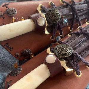 Dagger Bracer Pair (tri-button Set) - Etsy