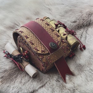 Small Dragon Scale Pouch - Etsy