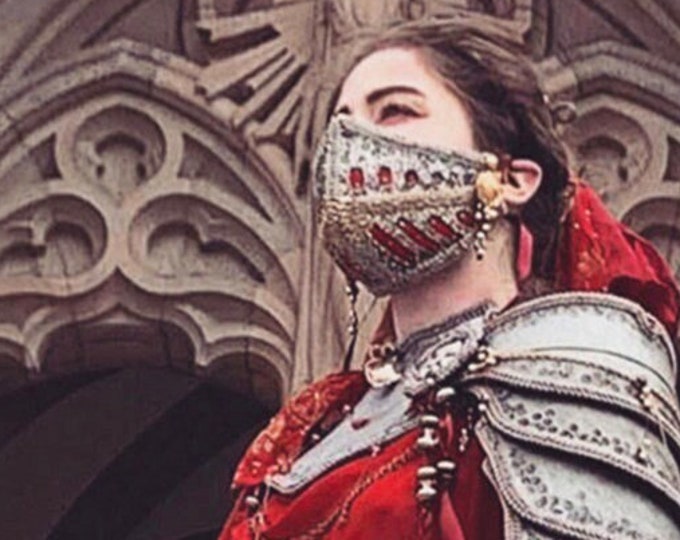 Ballroom Medieval Visor Face Cover - Etsy