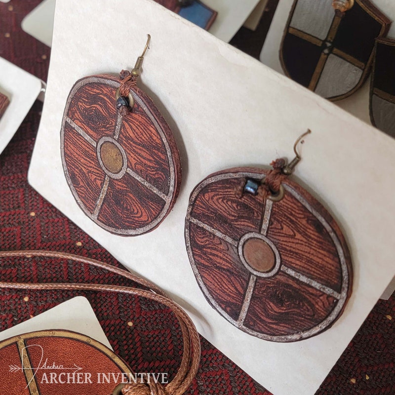 Shield Earrings - Etsy