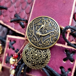 Red Dragon Scale Adventure Pouch - Etsy