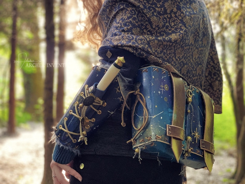 Single Dagger Star Bracers (gold Handle) - Etsy