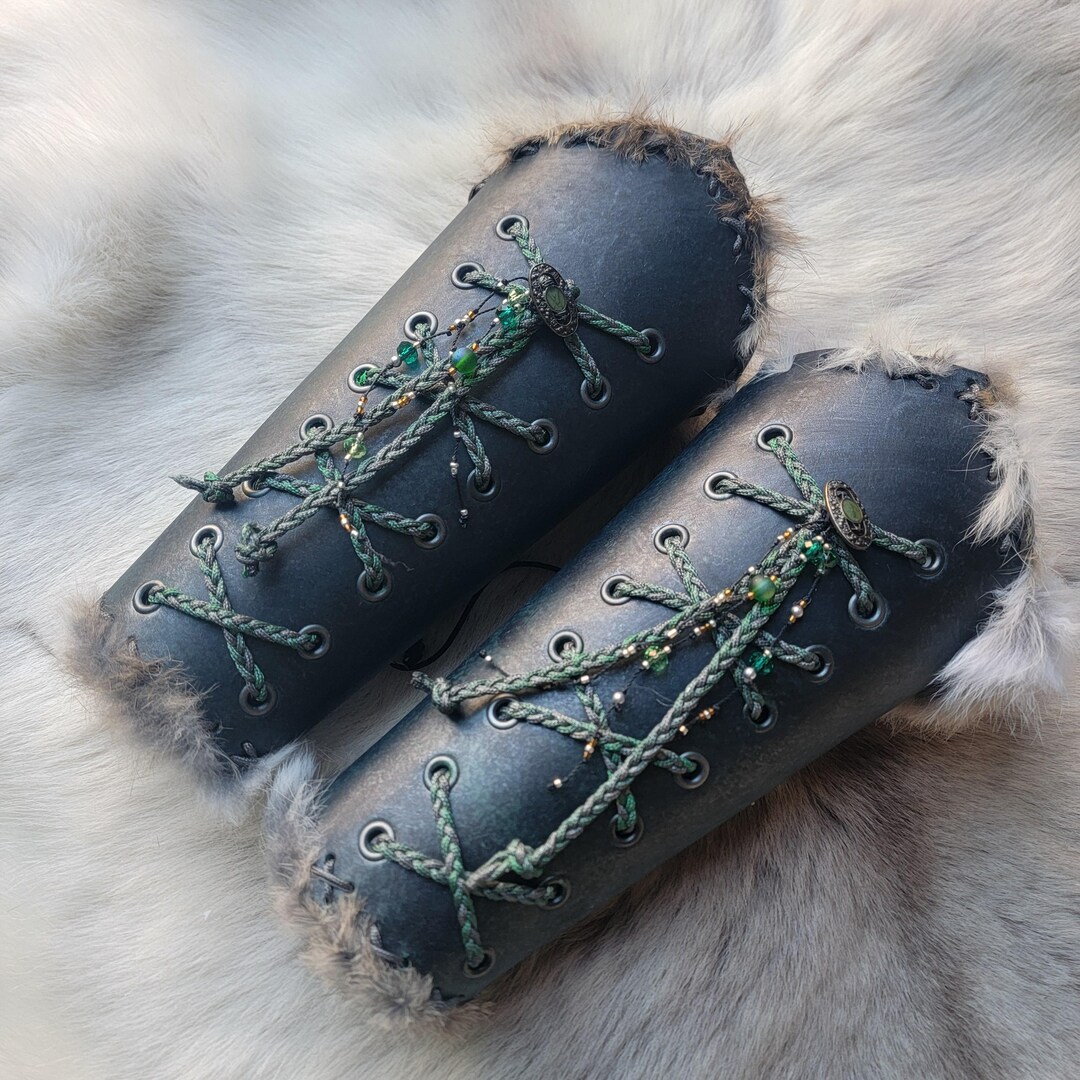 Green Elf Bracers - Etsy