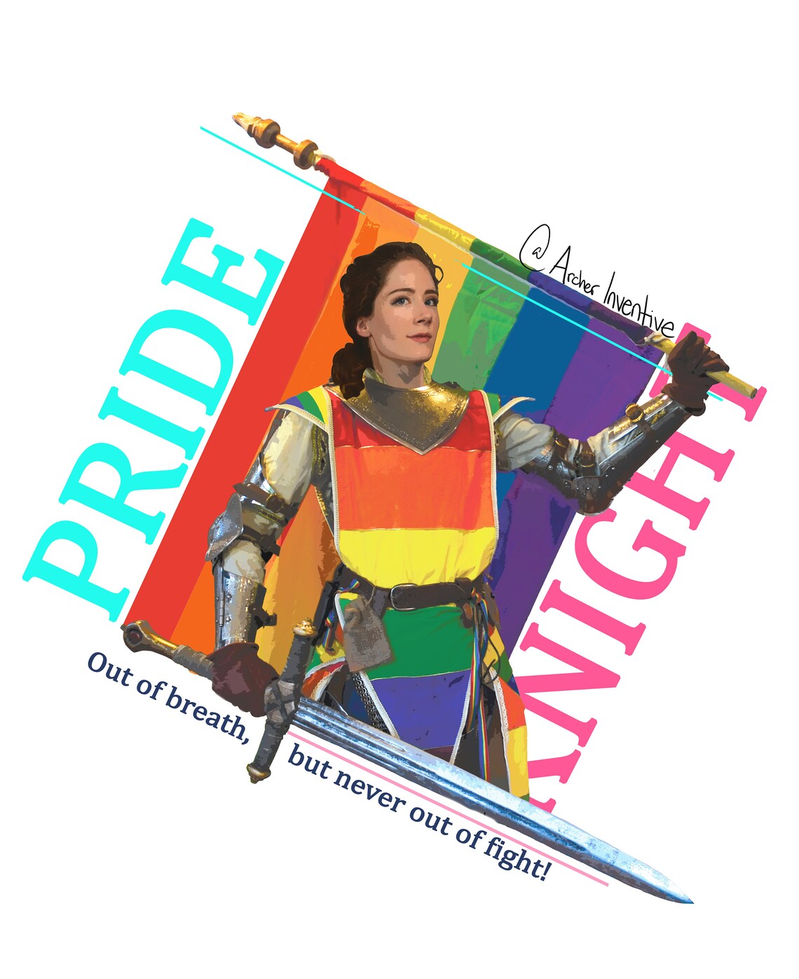 Full Pride Knight Character Print Set - Etsy