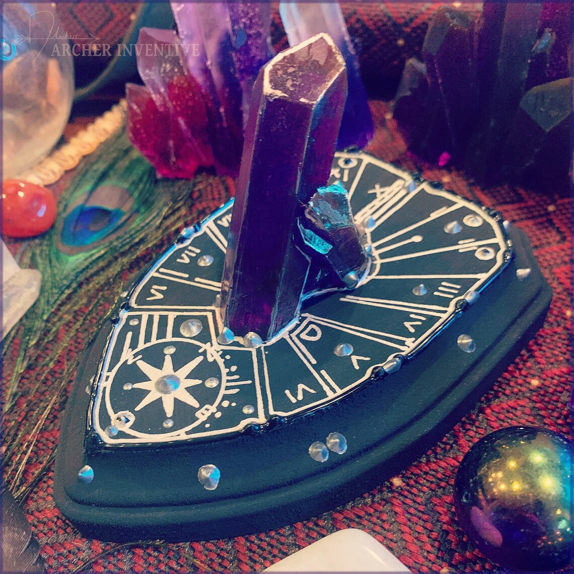 Crystal Sundial Shield - Etsy