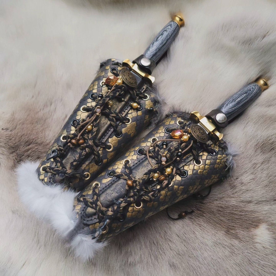 Dragon Scale Bracers - Etsy