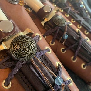 Dagger Bracer Pair (tri-button Set) - Etsy