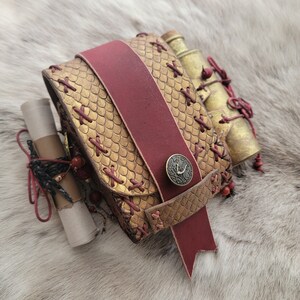 Small Dragon Scale Pouch - Etsy