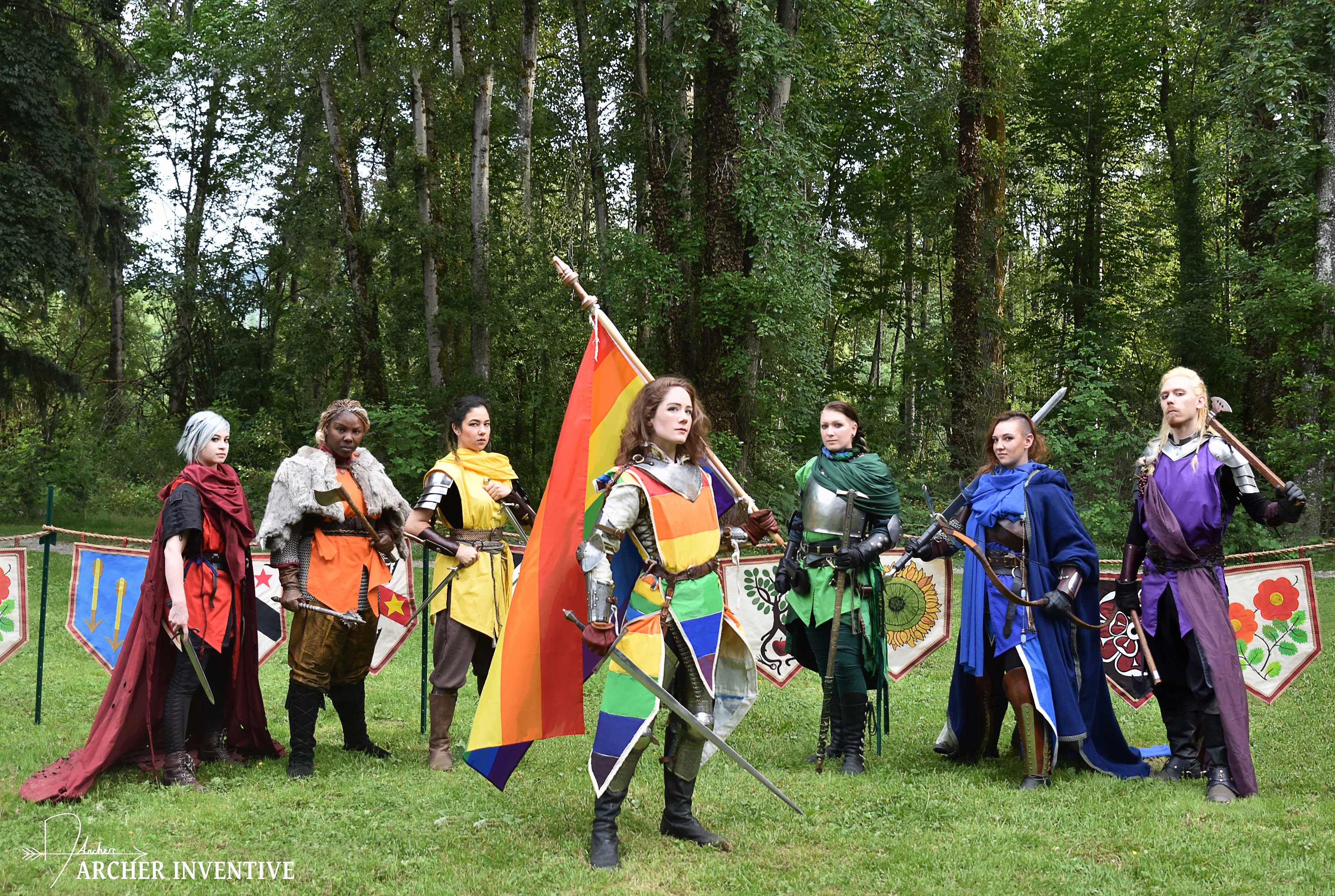 Pride Knights Assemble team: Photograph Print - Etsy