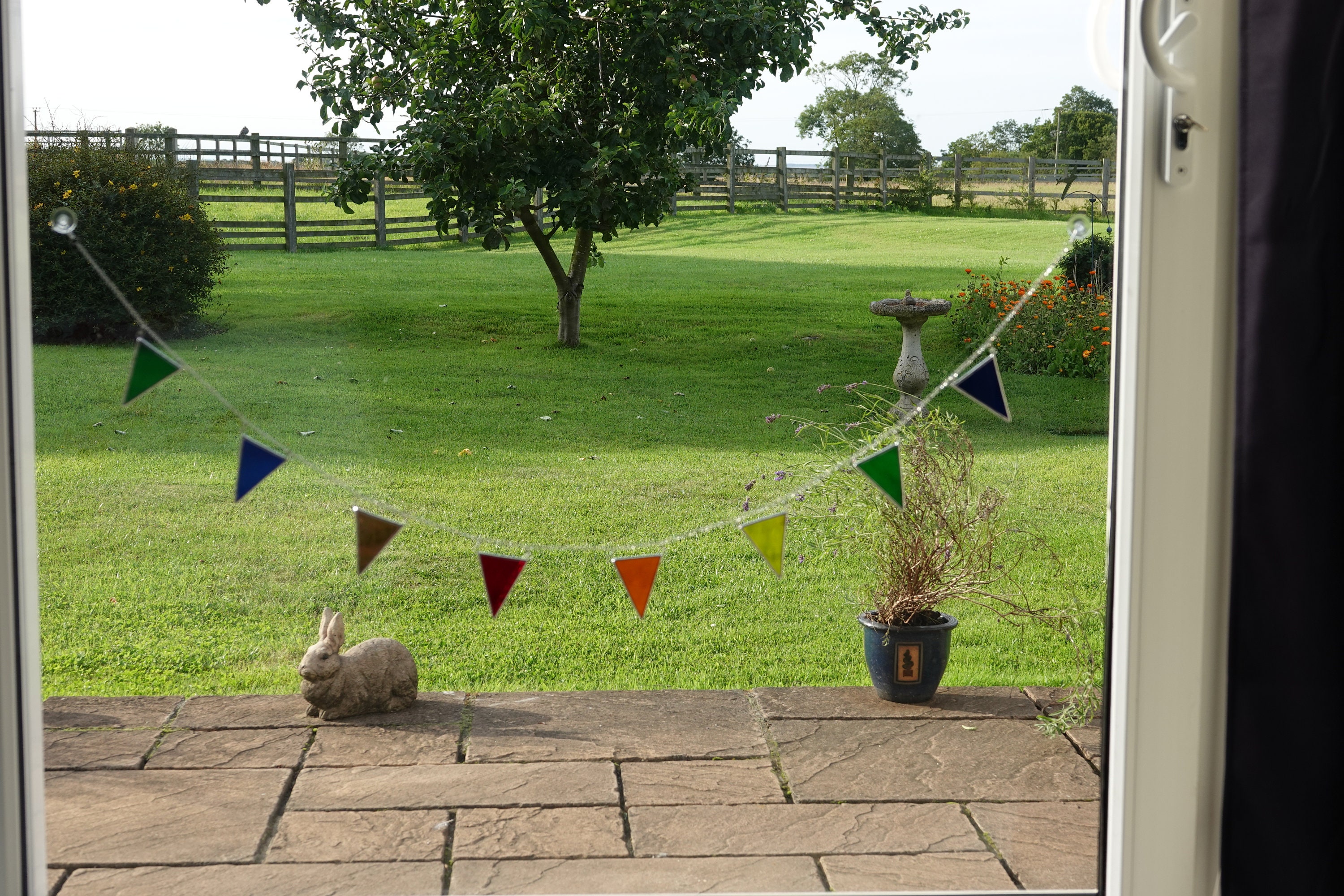 Stained Glass Rainbow Party/celebration Bunting - Etsy
