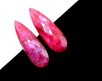 Ruby Tear Drops - Etsy