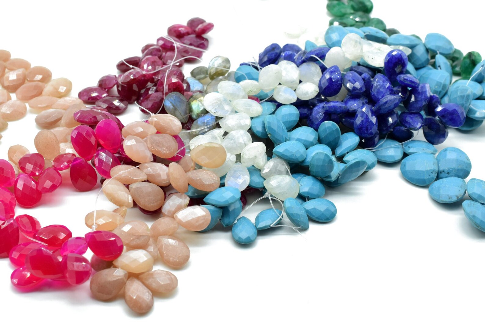 Natural Ruby Teardrop 7x10mm Briolettes,ruby Drilled Briolette,super ...