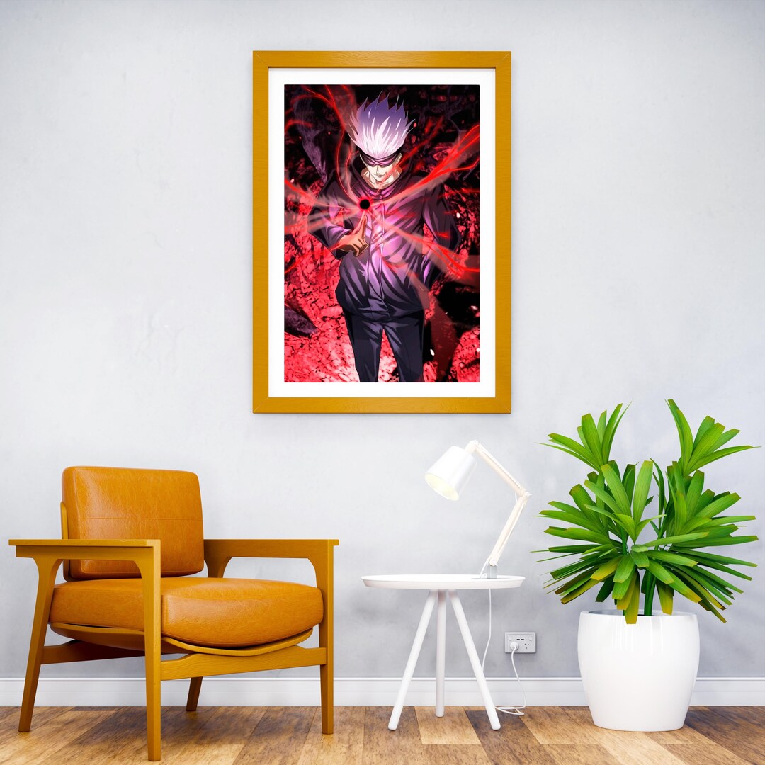 Jujutsu Kaisen Satoru Gojo Poster | Premium Japanese Art Print ...