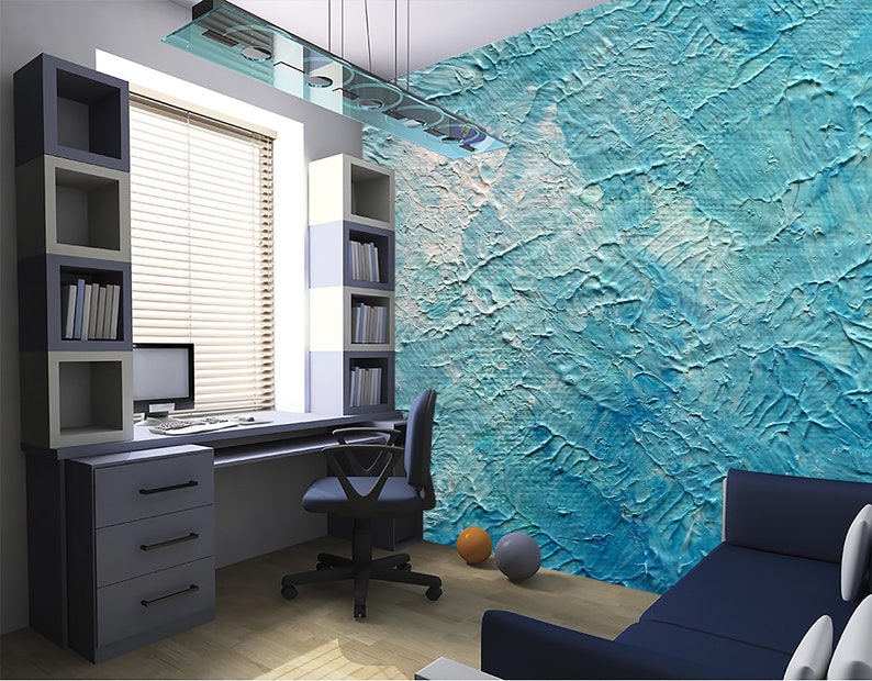 Water Service Wallpaper Navy Wall Mural Self Adhesive - Etsy