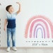 Boho Rainbow Wall Stickers Wall Decor Boho Watercolor - Etsy