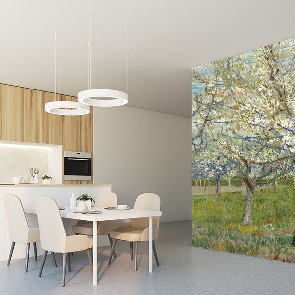 Vinyl Van Gogh Wallpaper - Etsy