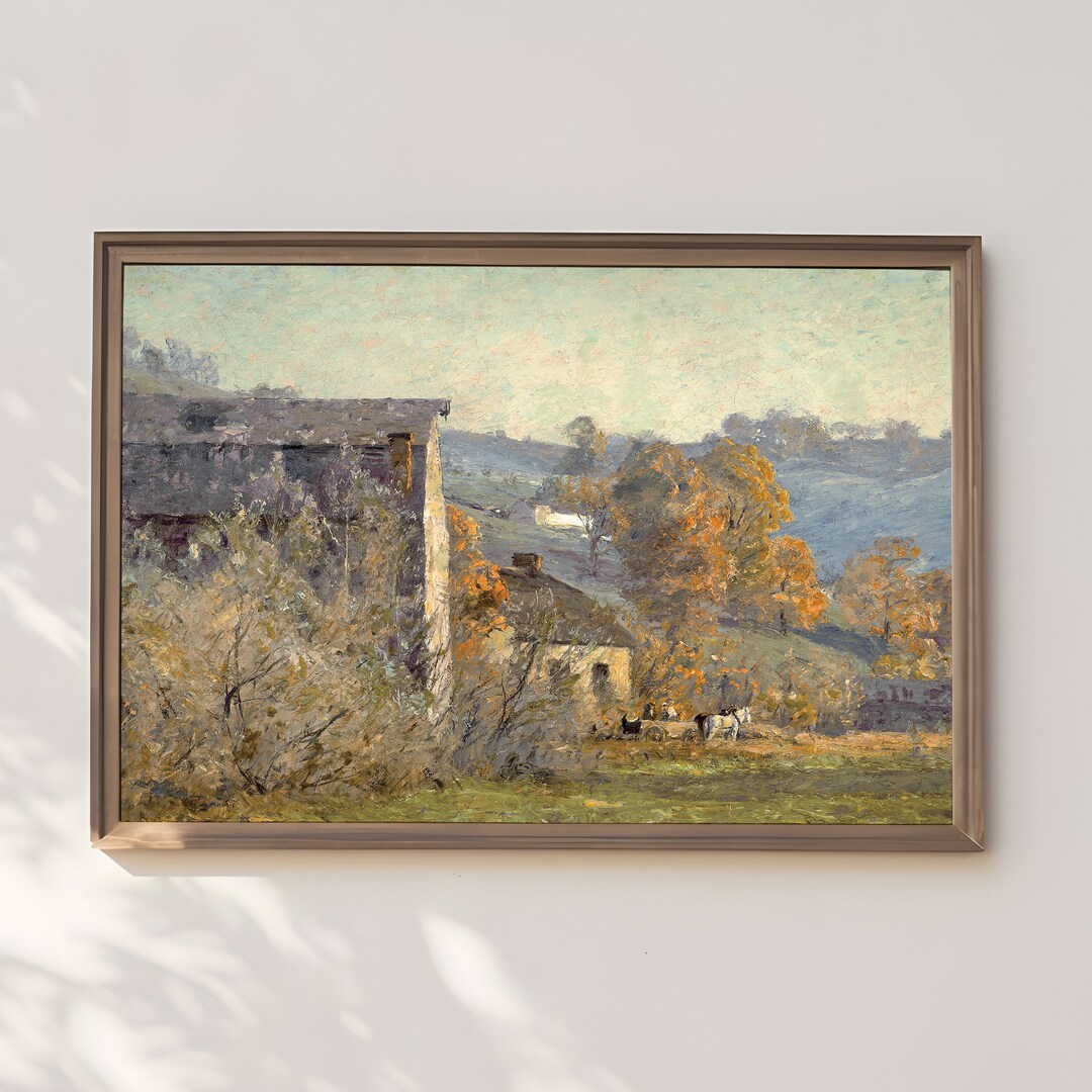 American Impressionism, Theodore Clement Steele, Original Antique ...