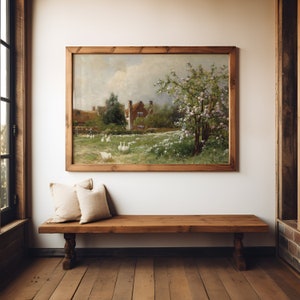 Rustic Landscape, Arthur W. Redgate, Spring Idyll, Original Antique ...