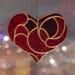 DIY Stained Glass Suncatcher Pattern - Valentine's Day Heart . Feelings ...
