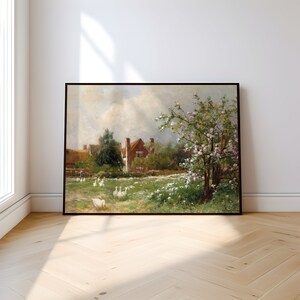Rustic Landscape, Arthur W. Redgate, Spring Idyll, Original Antique ...