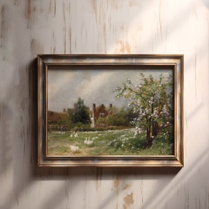 Rustic Landscape, Arthur W. Redgate, Spring Idyll, Original Antique ...