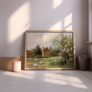 Rustic Landscape, Arthur W. Redgate, Spring Idyll, Original Antique ...