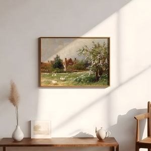 Rustic Landscape, Arthur W. Redgate, Spring Idyll, Original Antique ...