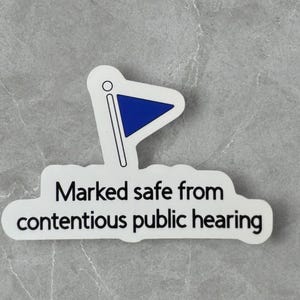 Marked Safe - Urban Planning Sticker - Etsy