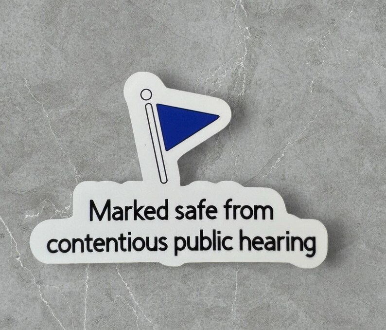 Marked Safe - Urban Planning Sticker - Etsy