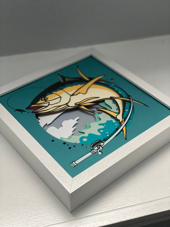 Blue Fin Tuna Framed Art - Etsy