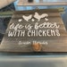Custom Chicken - Wooden Sign - Customizable City and State - Etsy