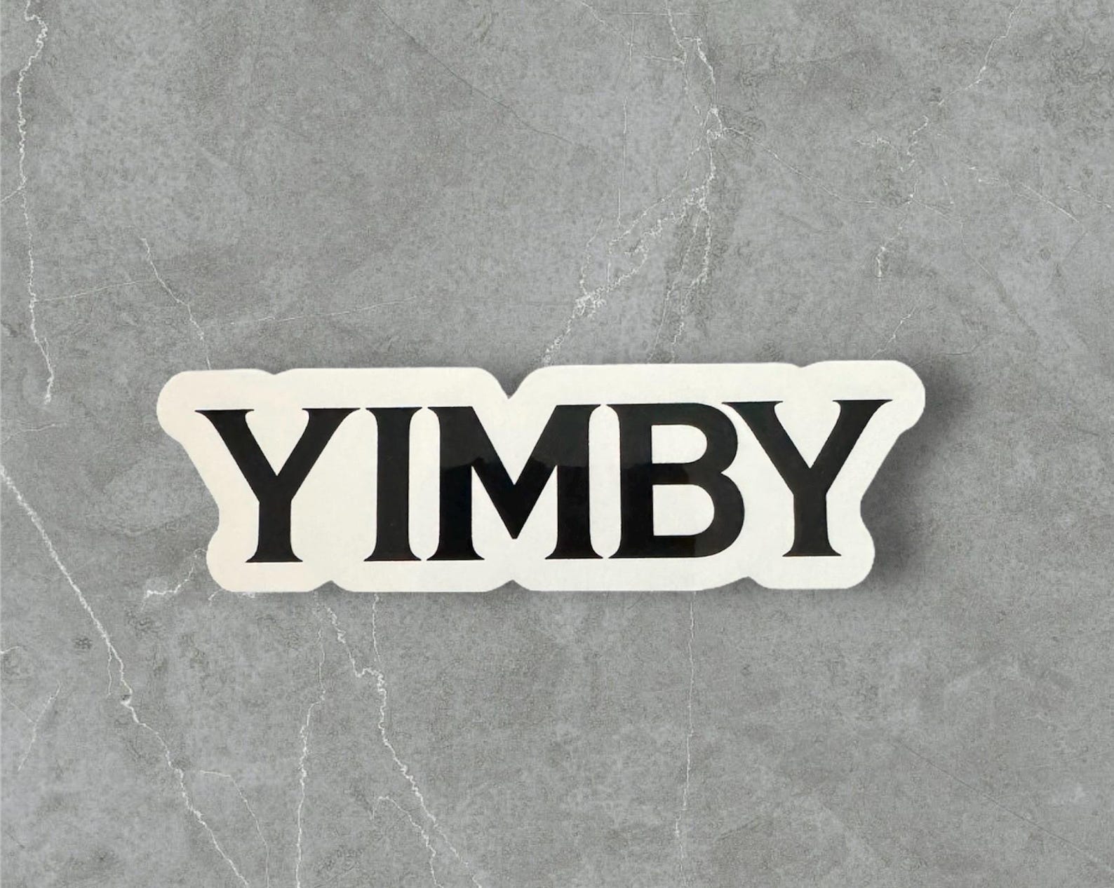 YIMBY - Urban Planning Sticker (text) - Etsy