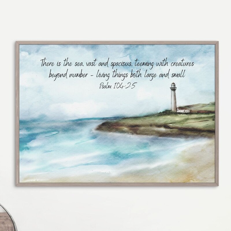 Nautical Bible Verse - Etsy