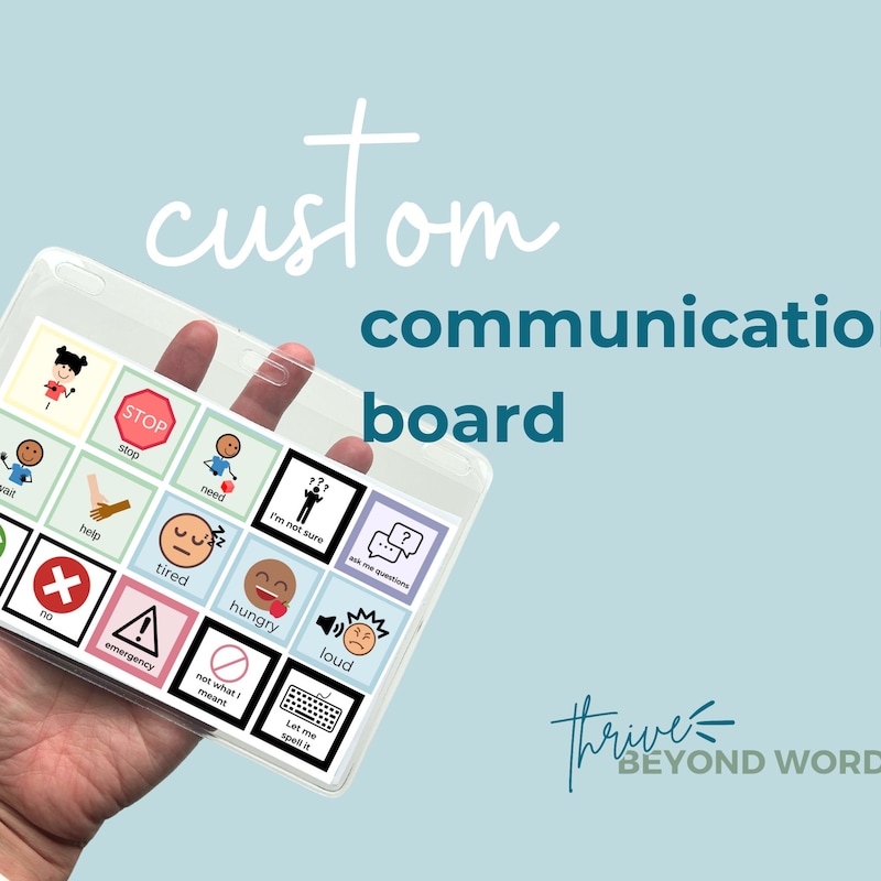 Communication Board - Etsy