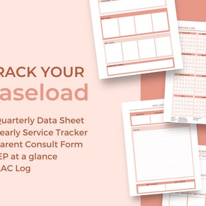 Printable Speech Therapy Planner: SLP IEP Caseload Organizer (digital ...