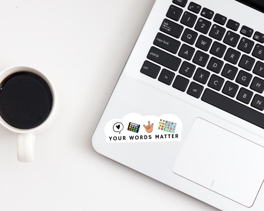 Your Words Matter Sticker: Communication Modalities Vinyl Decal - Etsy